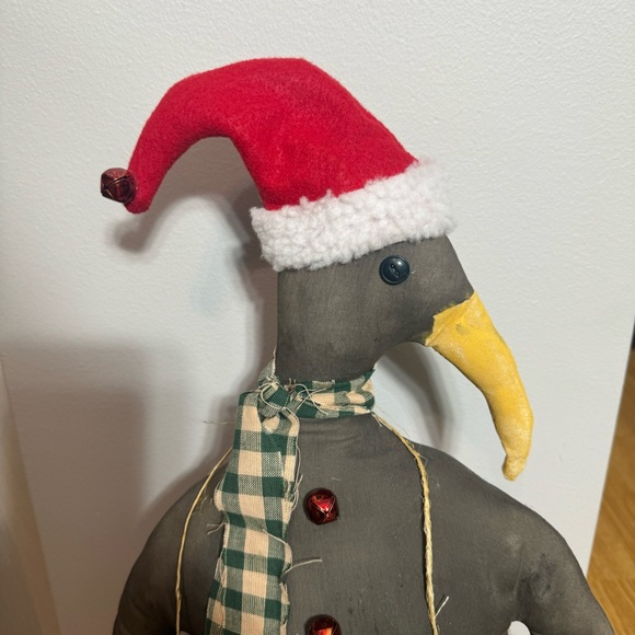 Hand Crafted | Accents | Handmade Santa Goose This Adorable Santa Claus ...